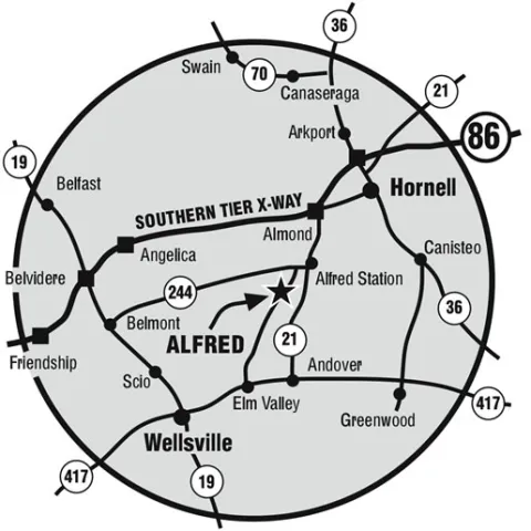 Maps and Directions | Alfred State